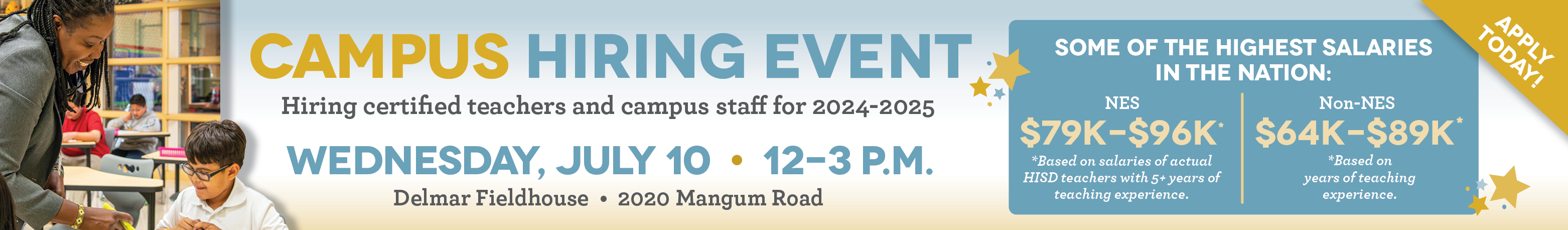 Campus Hiring Event- July 10th, 2024