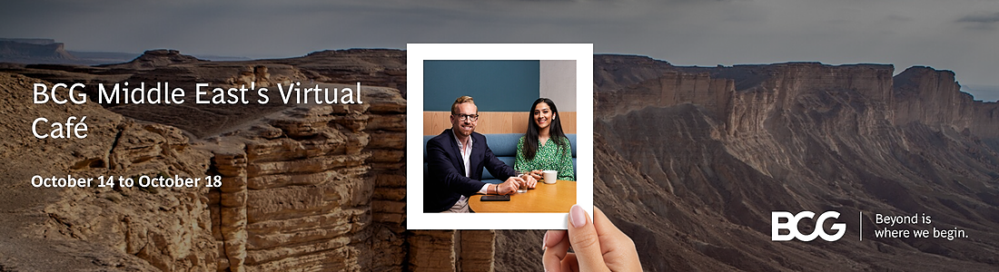 BCG Middle East Virtual Café - Master's & Undergrad 2024