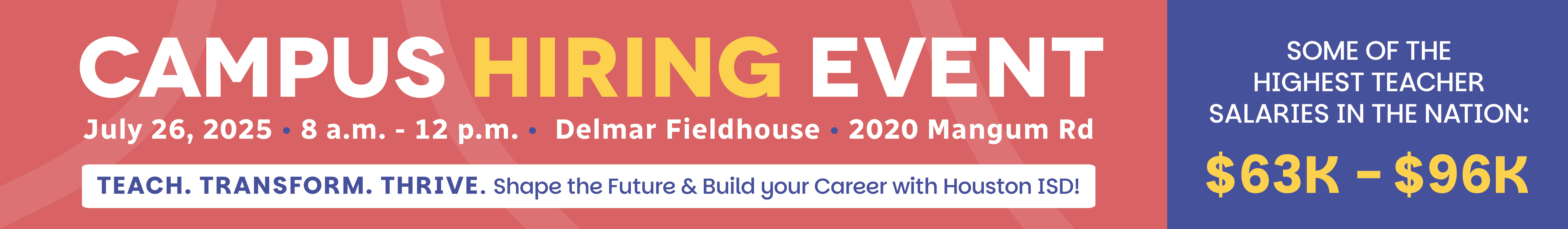 HISD Campus Hiring Event | Eightfold