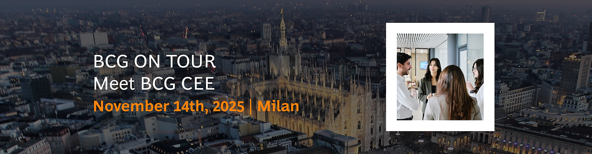 Meet BCG Prague in Milan (2025-11-14)