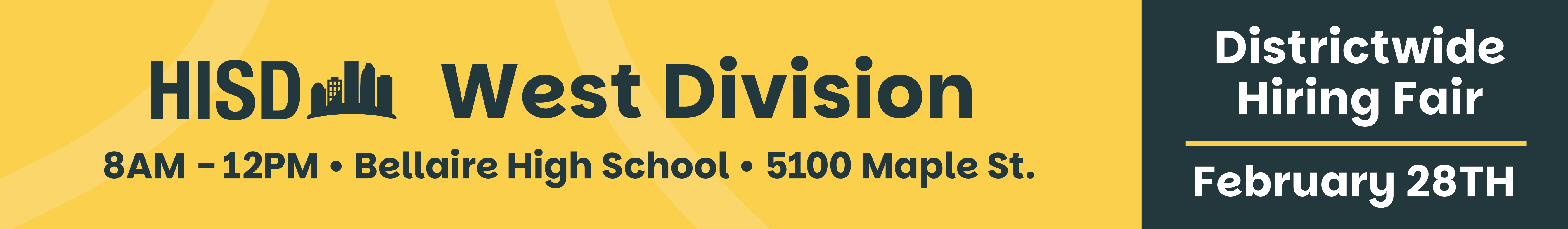 HISD West Division Teacher Hiring Event | Eightfold
